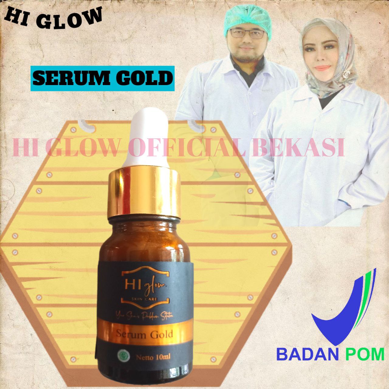 Serum Penghilang Flek Hitam Dan Glowing - Serum Gold - Hi Glow Skin ...