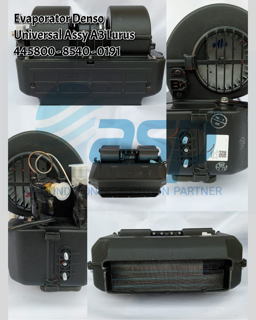 EVAPORATOR DENSO UNIVERSAL ASSY A3 LURUS 8540 SPAREPART AC MOBIL 100% ...