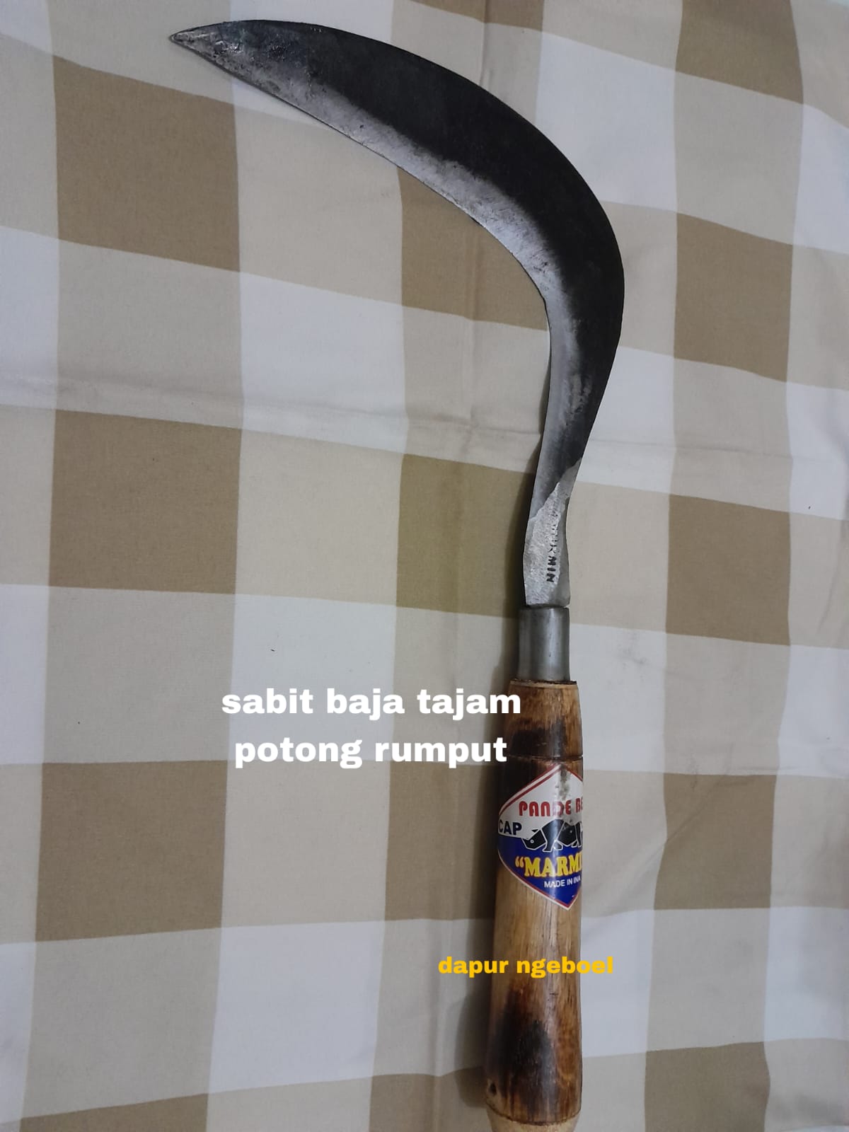 sabit potong rumput - arit potong padi - sabit khusus rumput | Lazada ...
