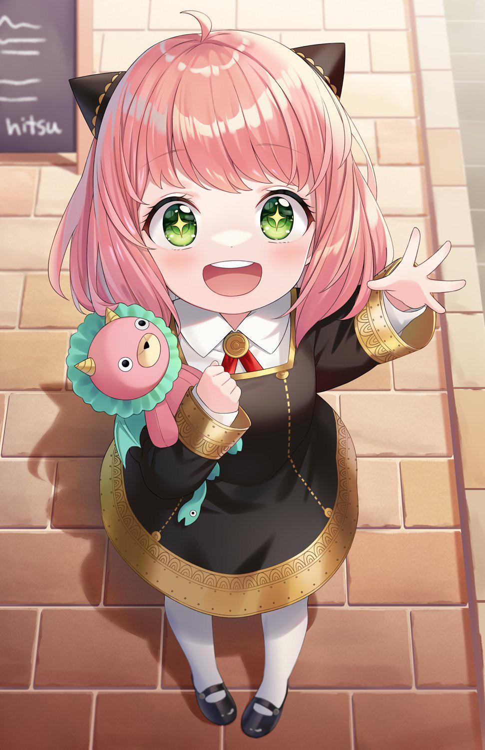 Sablon Anime ANYA LUCU Praktis Tinggal Setrika Dirumah Kualitas Bagus ...