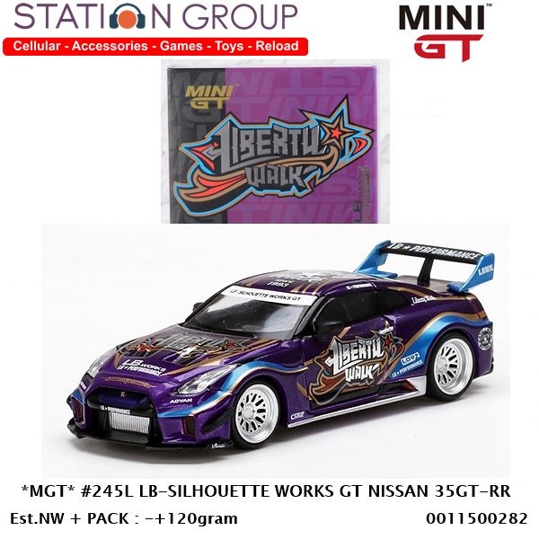 MINI GT #245L LB-SILHOUETTE WORKS GT NISSAN 35GT-RR - DIECAST | Lazada ...