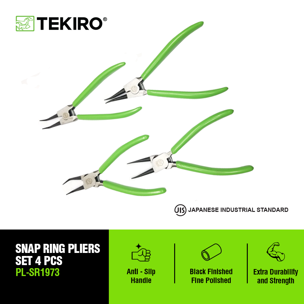 TEKIRO TANG SNAP RING SET 4 PCS 7" / SNAP RING SET / SNAP RING / TOOLS ...