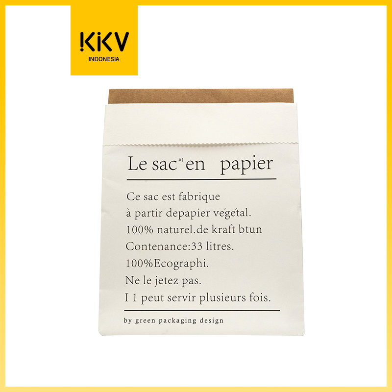 KKV Sladko Nordic Style Double Layer Paper Bag Middle Mini Storage ...