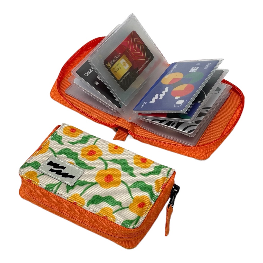 Dompet Kartu Mika Resleting Card Holder Mini tempat ATM Emas Antam 24 ...