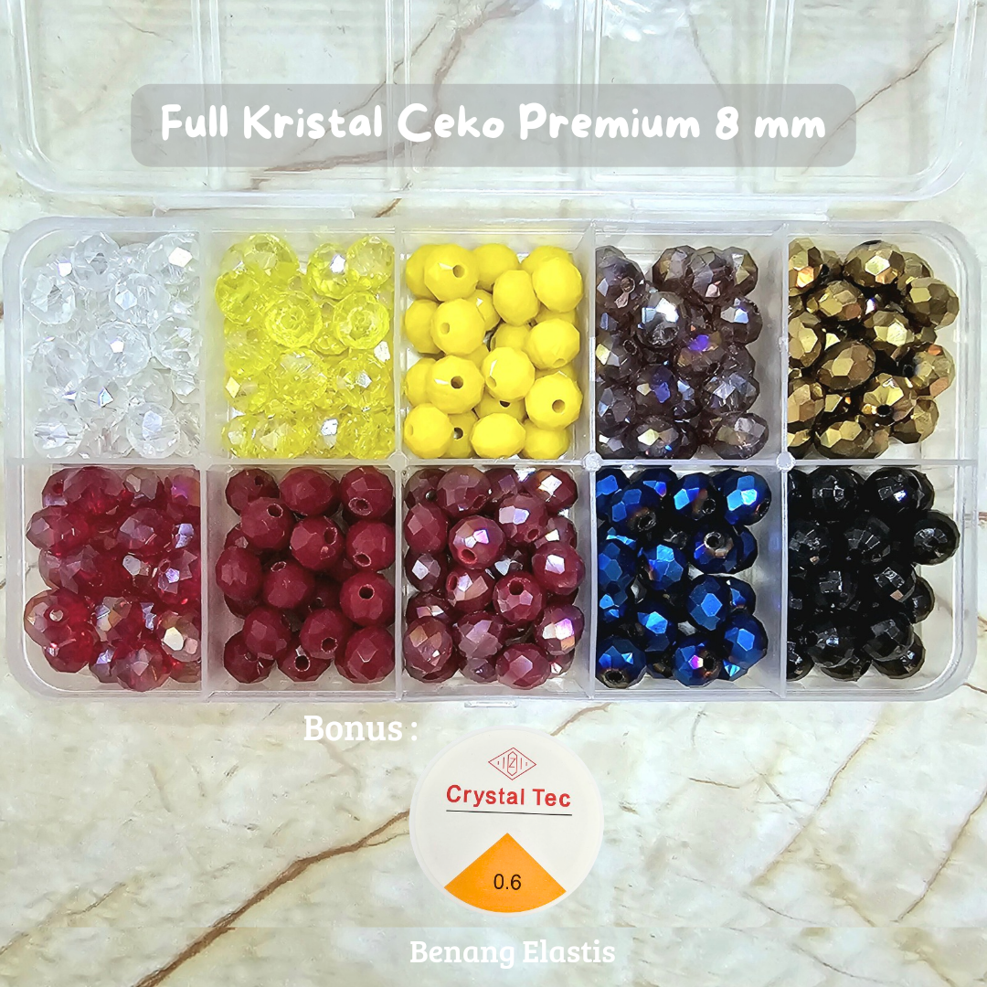 Manik Manik Pasir 1 Box - Manik2 Mote Payet Pasir Paket DIY (BONUS 10 ...