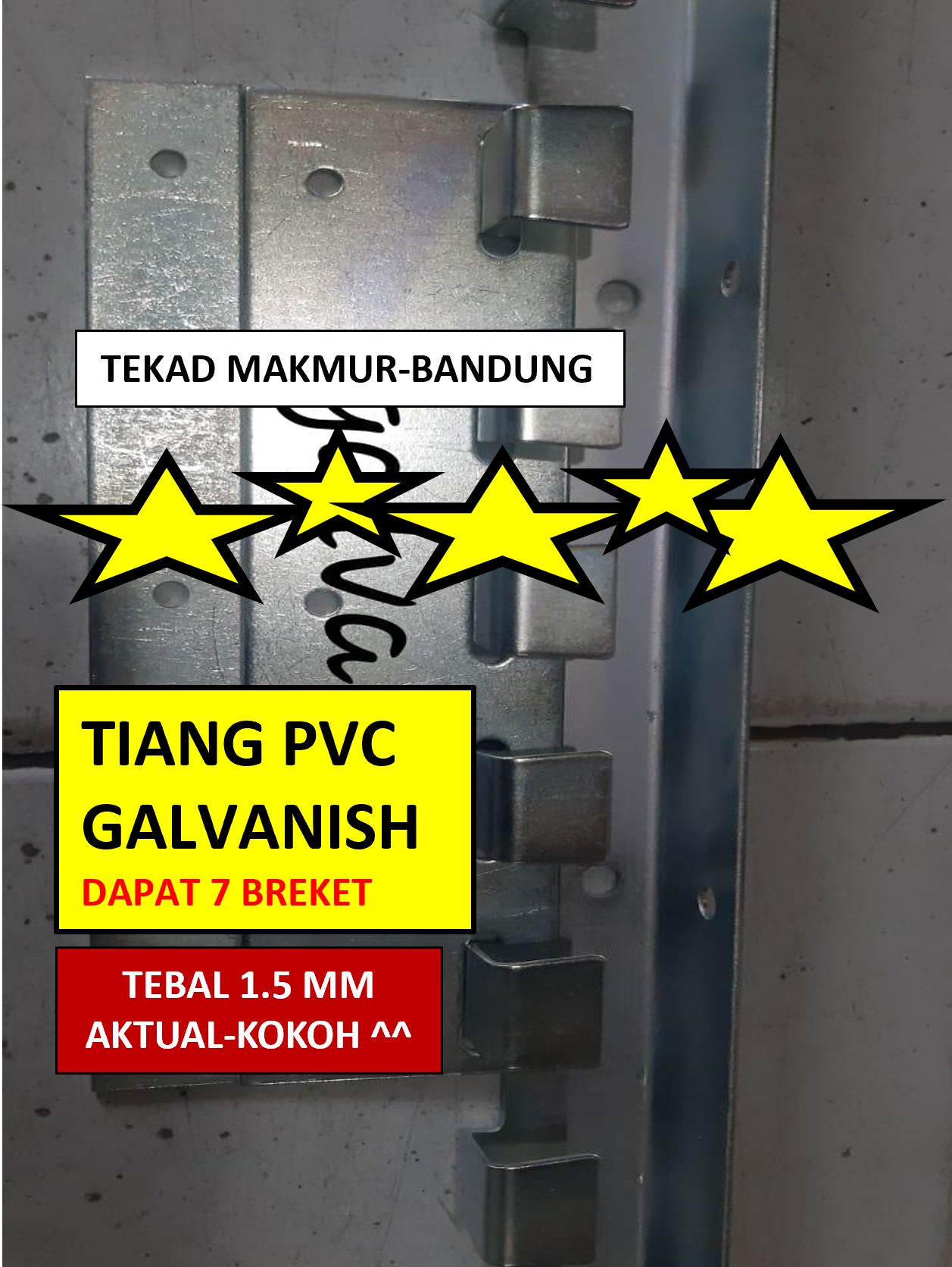 Tiang PVC Curtain Besi dan Stainless - Tirai Plastik | Lazada Indonesia
