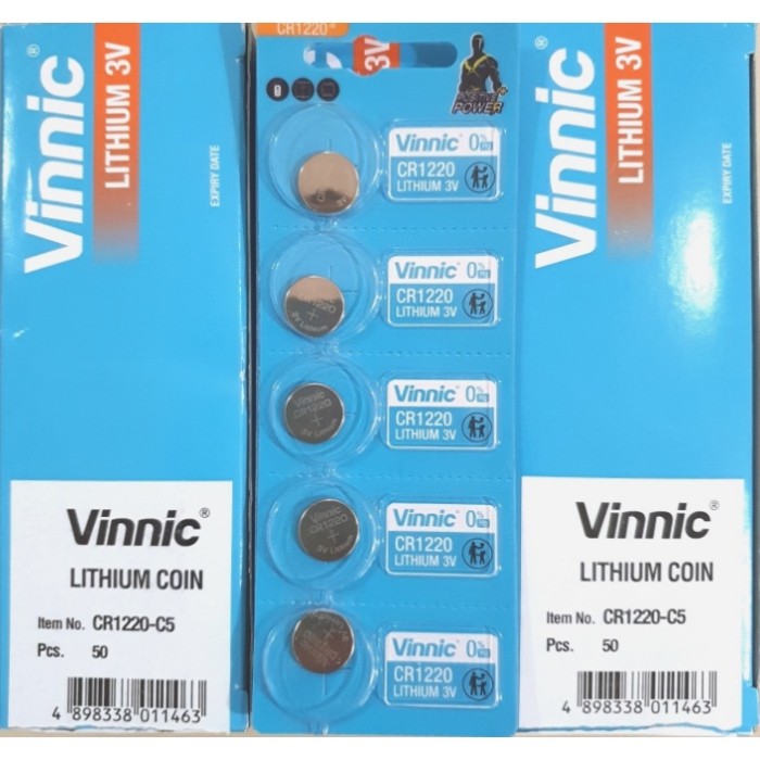 Baterai Cmos Vinnic CR1220 3V KOIN | Lazada Indonesia