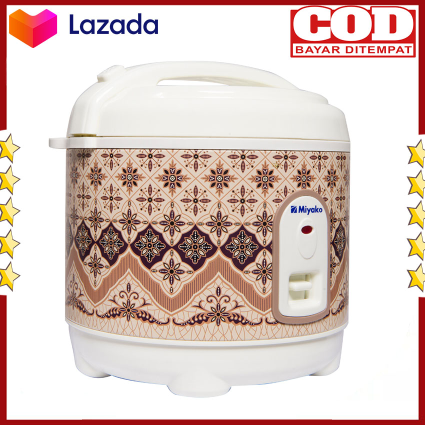 Miyako Mini Rice Cooker - PSG-607 - Batik Design Penanak Nasi / Mejikom ...