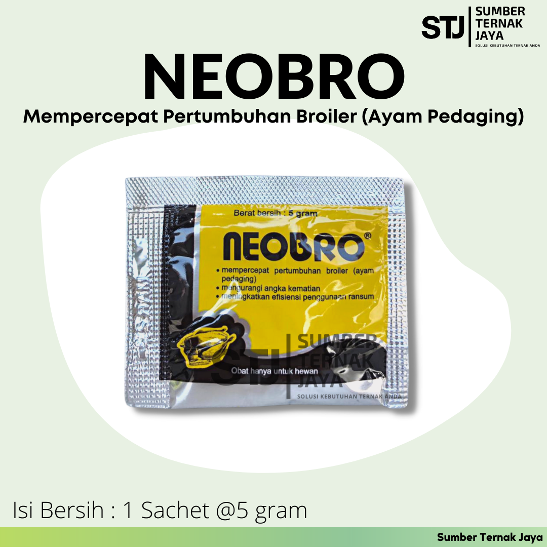 Neobro isi 5 Gram Multivitamin Penambah Nafsu Pertumbuhan Broiler (Ayam ...