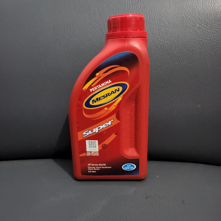 Oli Mesran Super Oil Mesin Pertamina 20W-50 800ml 0.8L | Lazada Indonesia