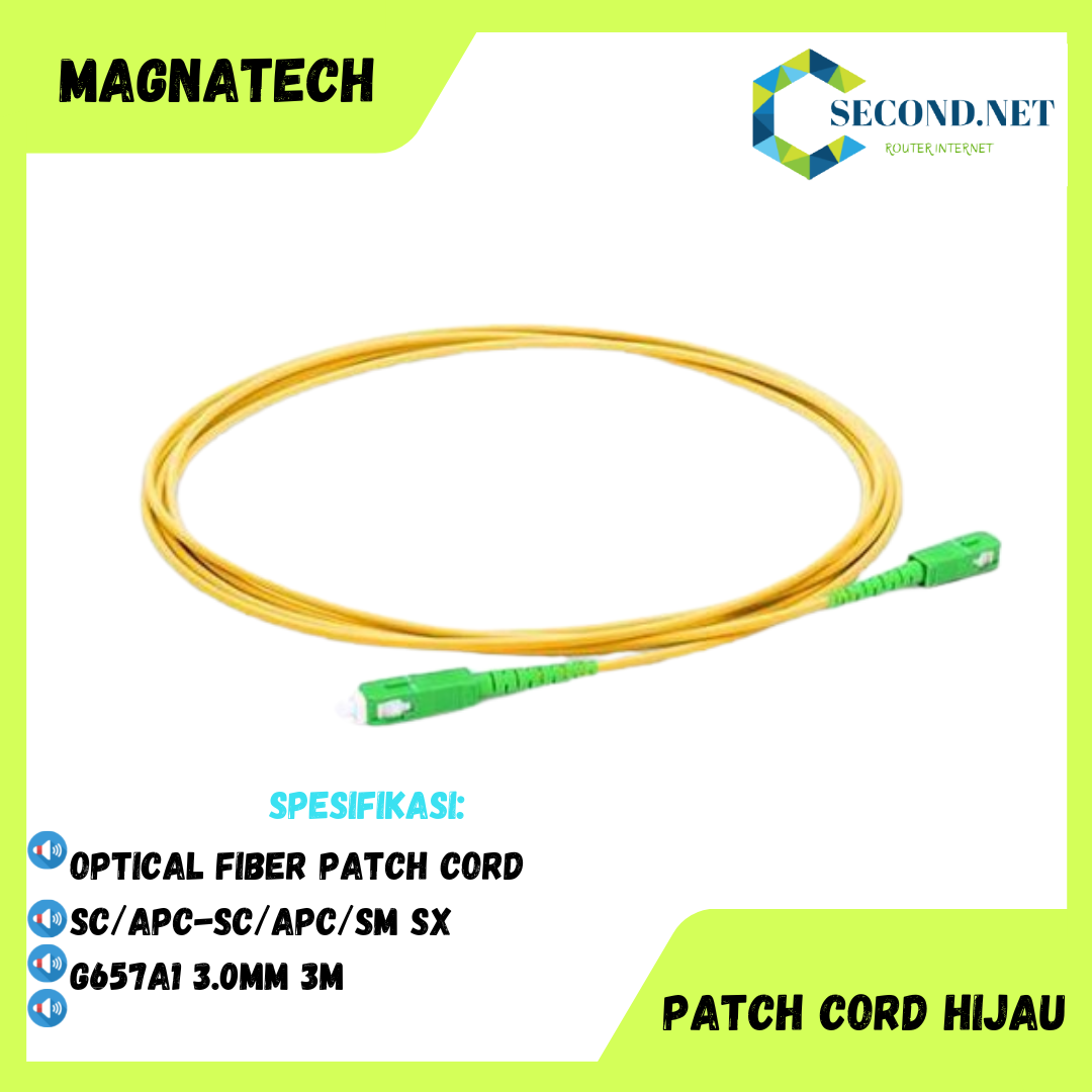 Patchcord Fiber Optik SC APC Panjang 3 Meter Fiber Optic Patch Cord | Lazada Indonesia