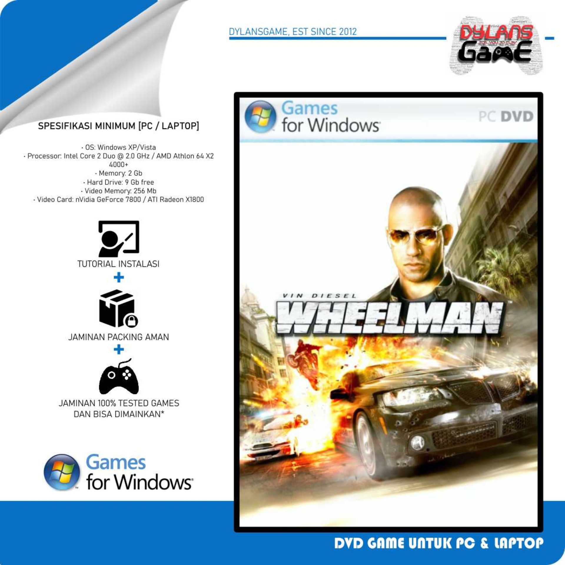 Wheelman PC - Kaset Game PC - Game Laptop | Lazada Indonesia