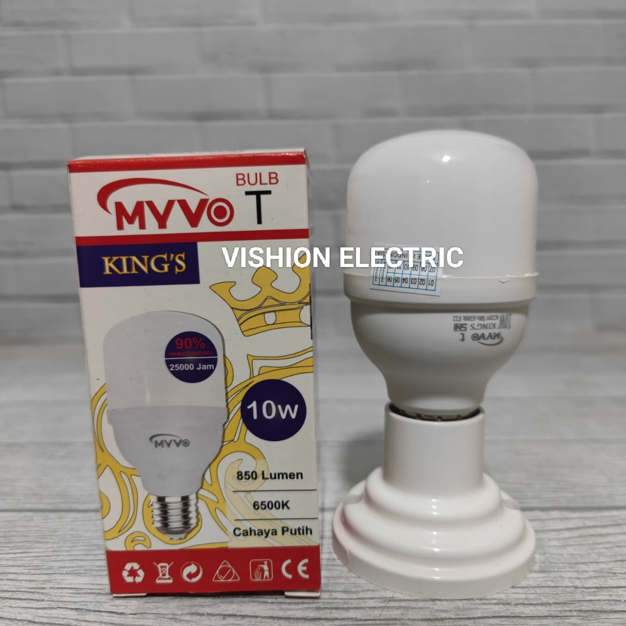 MYVO KINGS LAMPU LED CAPSULE 10W 10 WATT PREMIER REVO VARIO SNI E27 | Lazada Indonesia