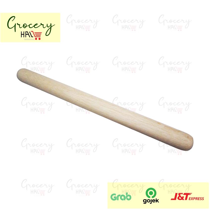 ROLLING PIN KAYU 20 CM & 30 CM ( PENGGILAS ADONAN ROTI / KUE ) | Lazada ...