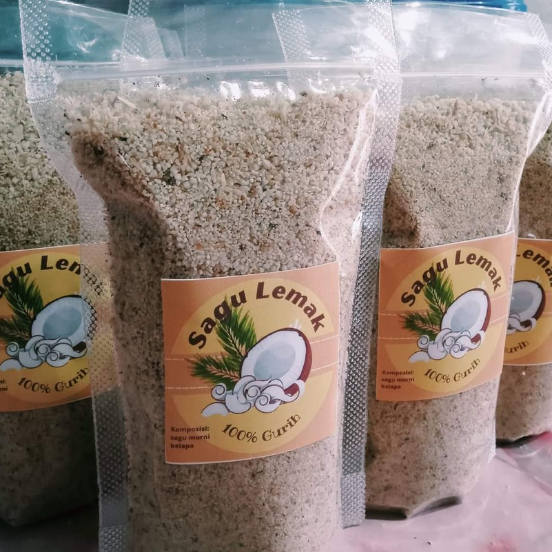 Sagu Lemak Manis Meranti Sagon Sagu Organik Riau Isi 150 Gram, Lemak ...