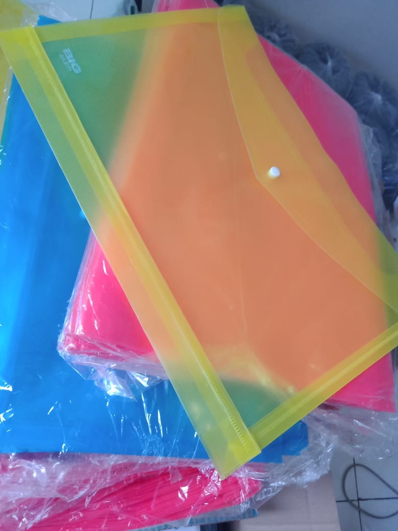 (2 pcs) MAP PLASTIK KANCING BIG UKURAN FOLIO / F4 | Lazada Indonesia