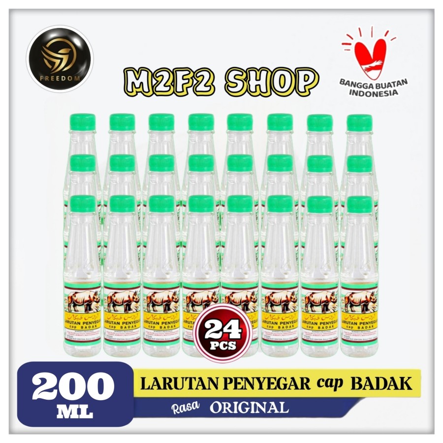 Larutan Penyegar Cap BADAK Original Botol Pet - 200 ml (Kemasan 24 Pcs) | Lazada Indonesia