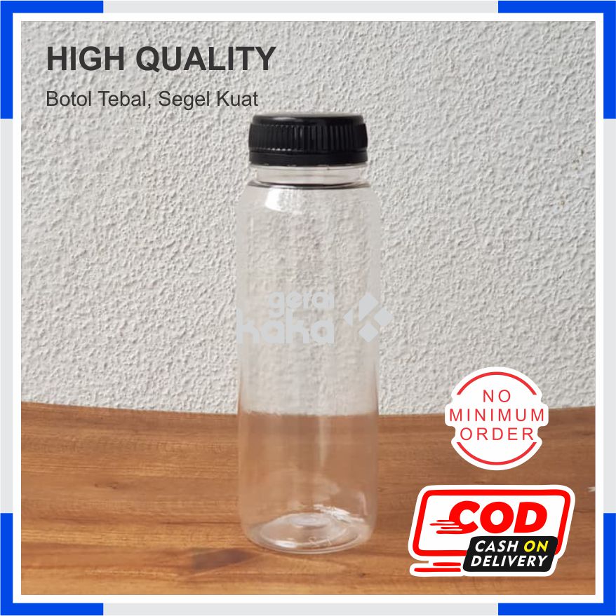 BOTOL PLASTIK PET 250ML , Botol Kale Plastik Tebal 100 ML untuk Botol ...
