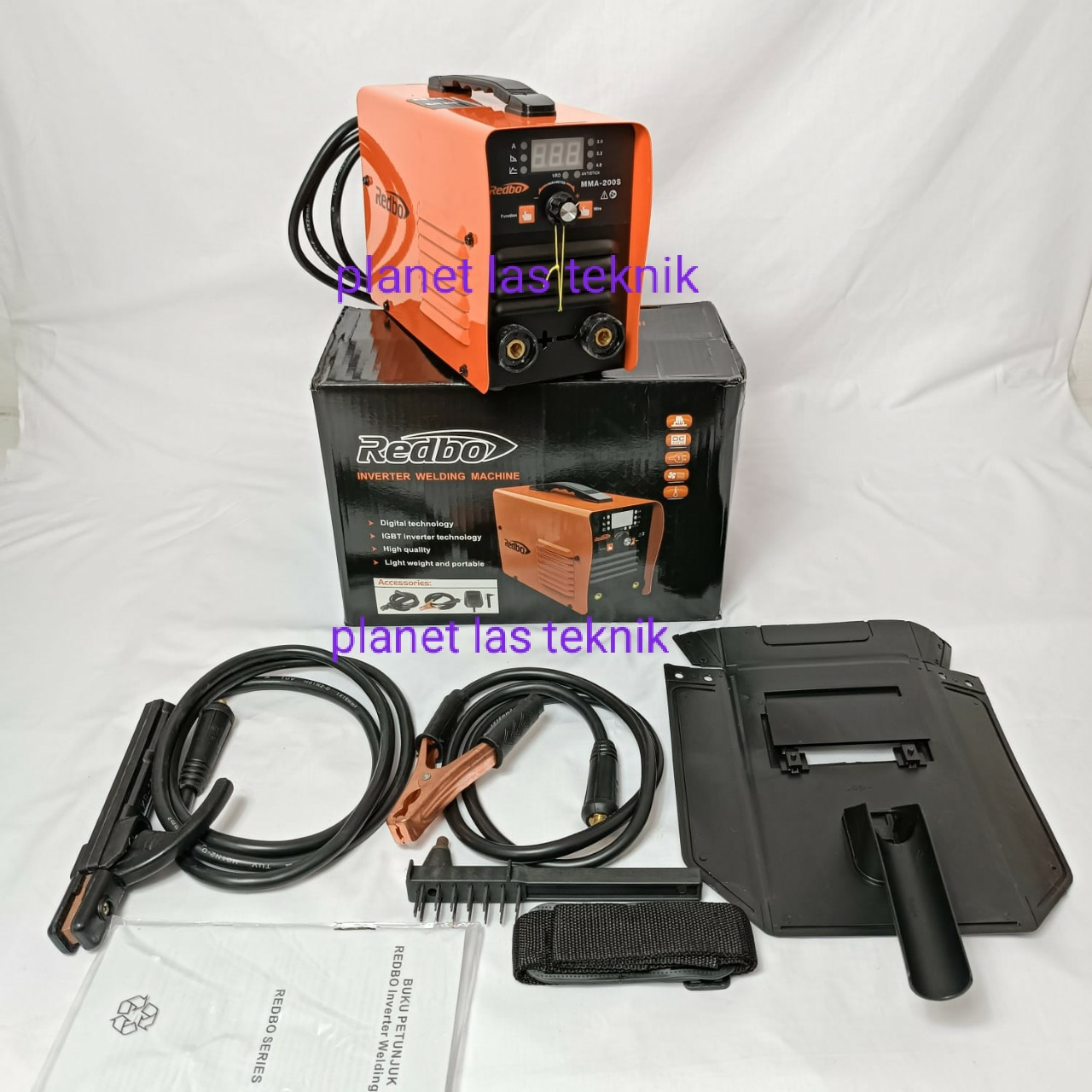Mesin Las Redbo Mma-200s inverter las Mma 200 Orange mma200S digital Mesin Travo Las inverter ...