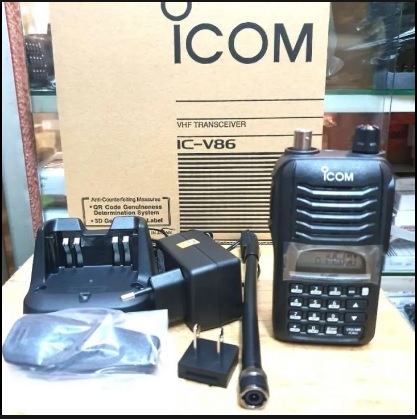 Handy Talky Icom V86 IC V-86 Radio HT Icom V86 VHF 7 Watt Walkie Talkie ...