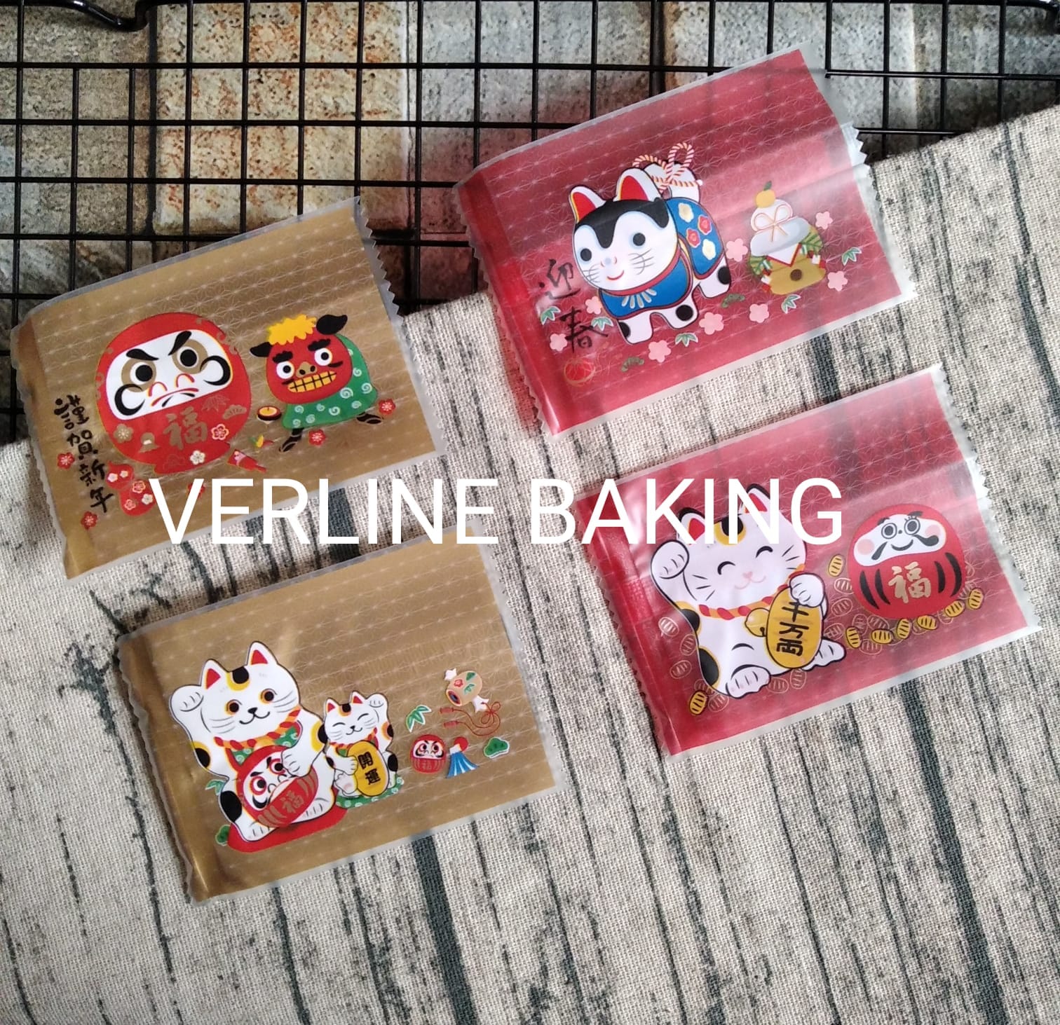 50 PCS PLASTIK KEMASAN KUE COOKIES PLASTIK NASTAR PLASTIK EDISI IMLEK ...