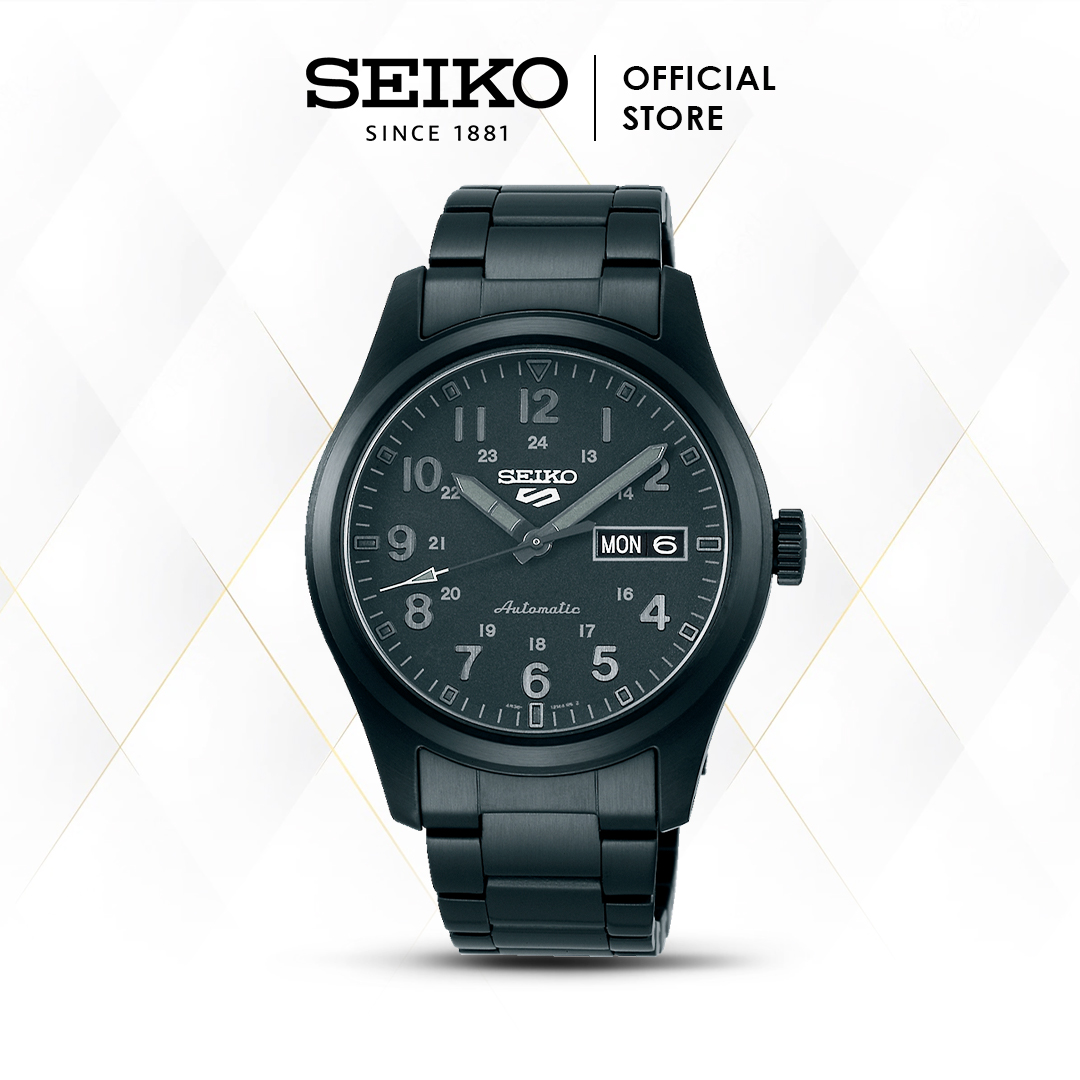Seiko 5 Sports Stealth SRPJ09 SRPJ09K1 Automatic Black Stainless ...