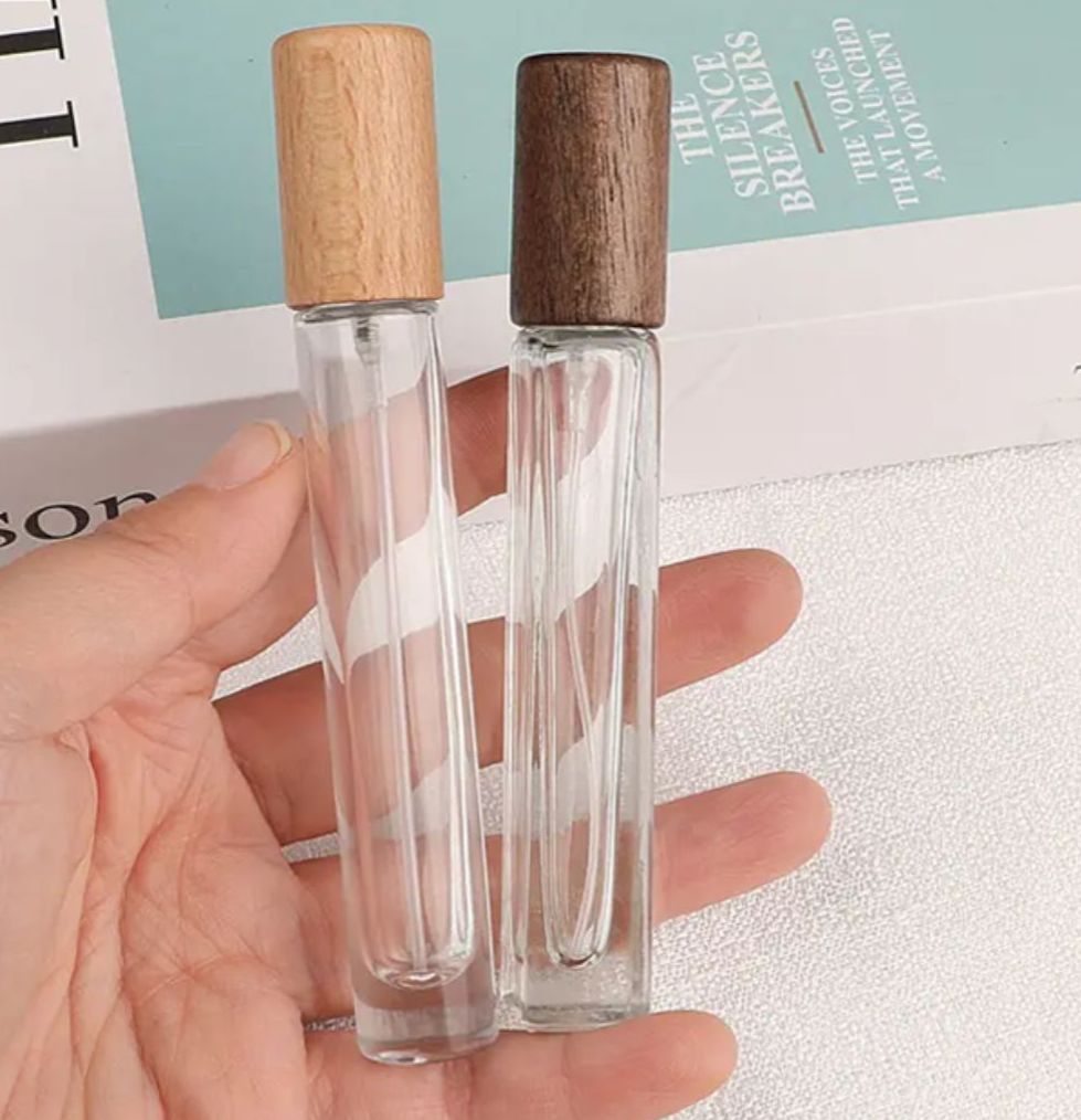 Botol Parfum Kaca Motif Kayu 10ml - AW | Lazada Indonesia