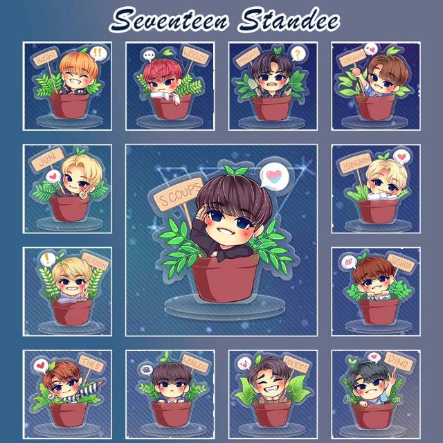 Seventeen Standee Akrilik kpop akrilik action figure | Lazada Indonesia