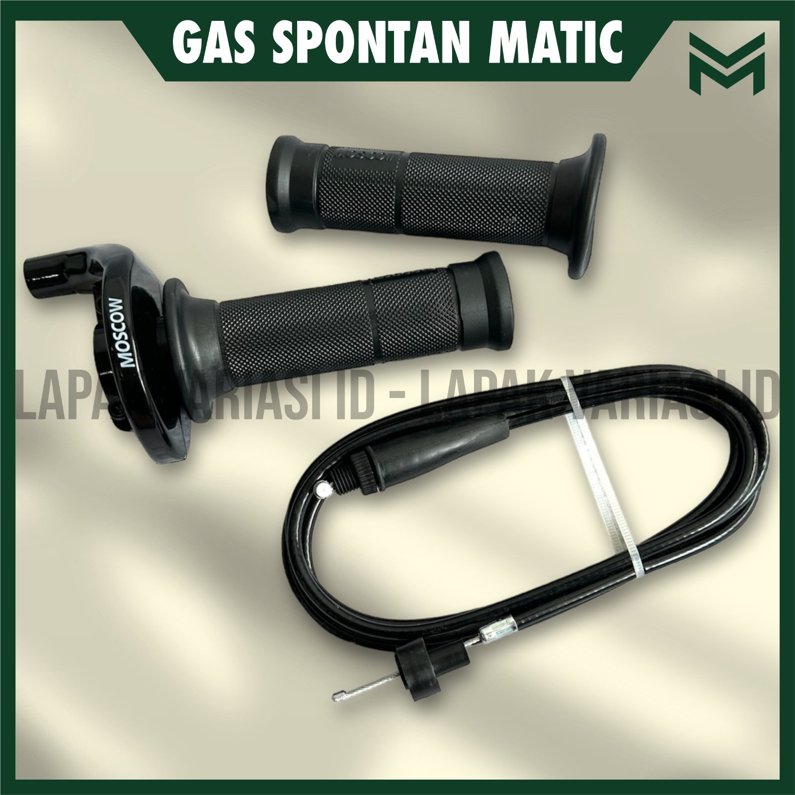 GAS SPONTAN MATIC ORIGINAL MOSCOW UNTUK MOTOR MATIC UNIVERSAL 1 KABEL ...
