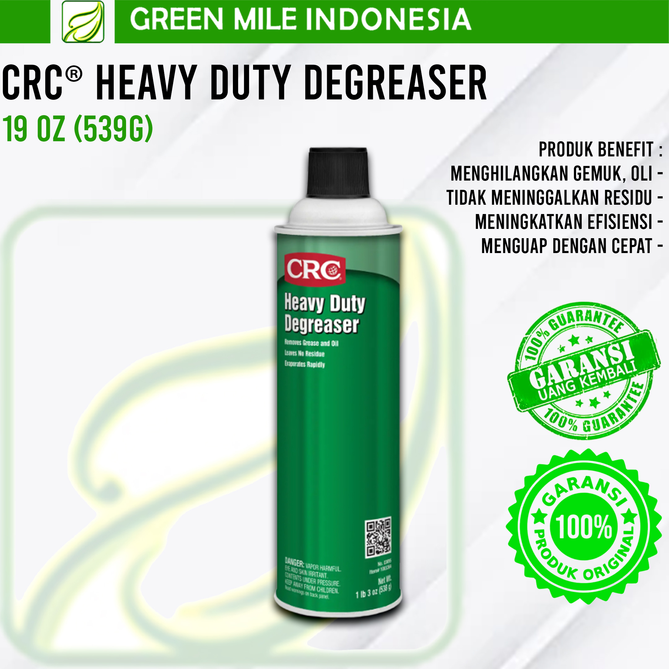 CRC Heavy Duty Degreaser Green Mile Indonesia | Lazada Indonesia