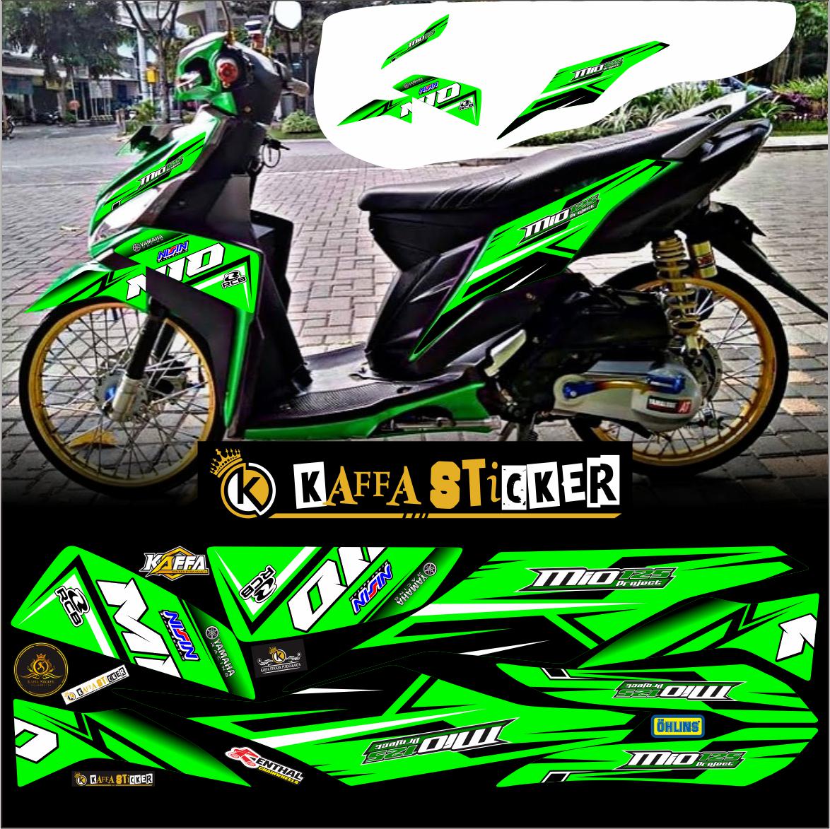 Stiker Striping Lis MIO M3 / Mio Z / Mio 125 Tahun 2014 2015 2016 2017 ...