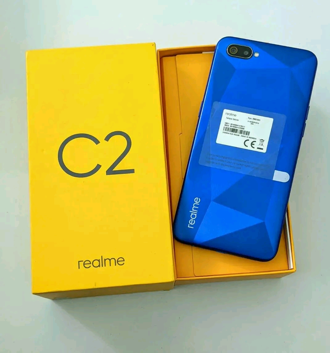 Realme C2 RAM 3/32 nominus masih mulus fullshet second rasa baru ...