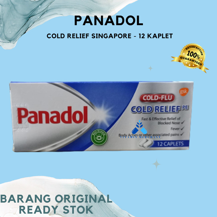 PANADOL Cold Relief Singapore / Obat Flu / Demam / Pilek / Cold Flu ...