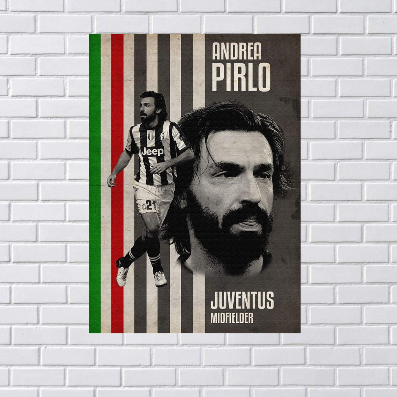 POSTER ANDREA PIRLO/FOTO POSTER ANDREA PIRLO/POSTER PEMAIN JUVENTUS ...