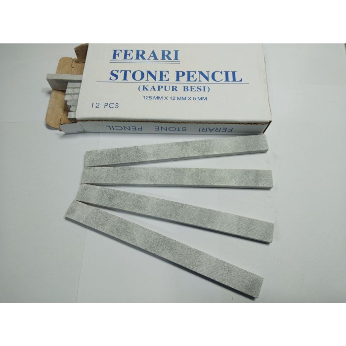 KAPUR BESI FERRARI PUTIH - PLATE STONE PENCIL - PENSIL TULIS BESI ...