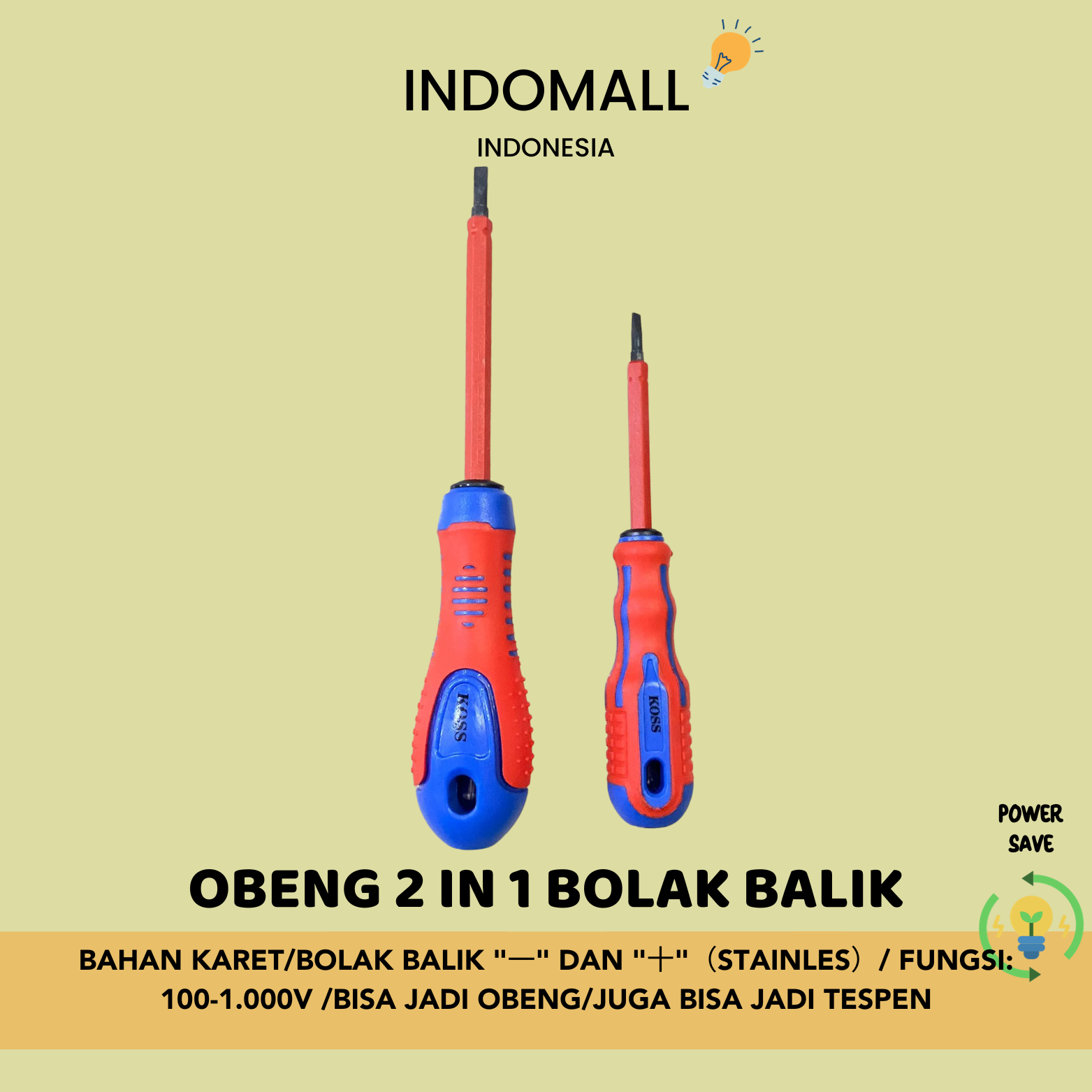 TESPEN BOLAK BALIK 2 IN 1 OBENG+TESPEN / TESPEN MURAH / MAGNET | Lazada ...