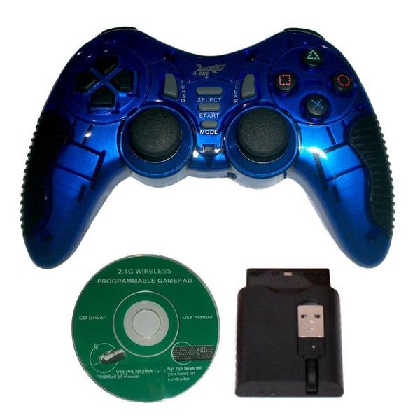 K-One Stik PC / Joystick / Gamepad Turbo Wireless 3 In 1 For Pc/PS2/PS3 ...