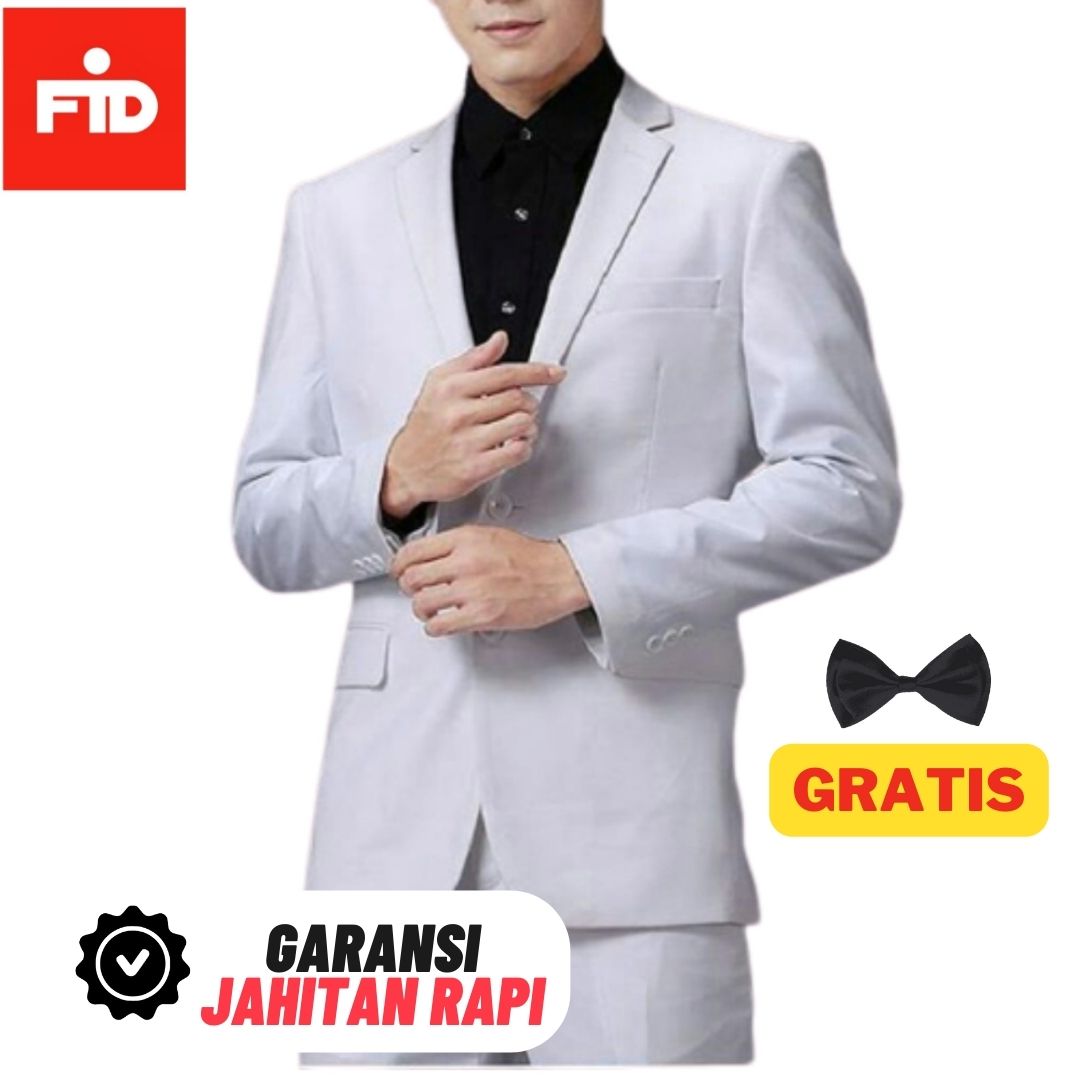 JAS FORMAL WARNA PUTIH BAHAN HIGH TWISS / GARANSI UANG KEMBALI BILA ...
