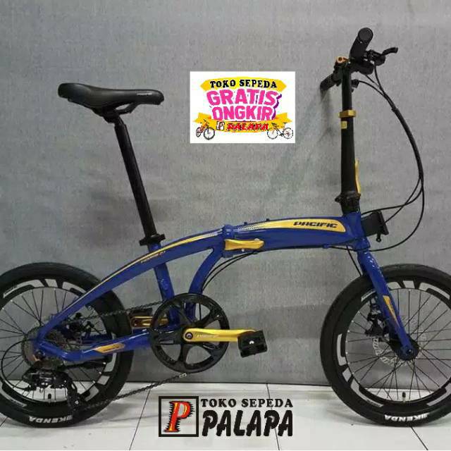 Sepeda Lipat 20 PACIFIC NORIS 2.1 SELI FOLDING BIKE 2 | Lazada Indonesia