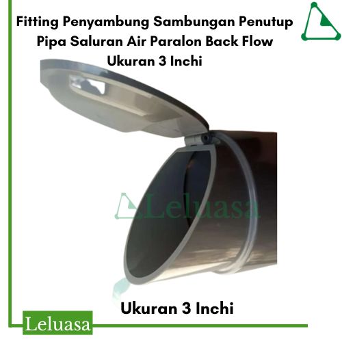 Fitting Penyambung Sambungan Penutup Pipa Saluran Air Paralon Back Flow ...