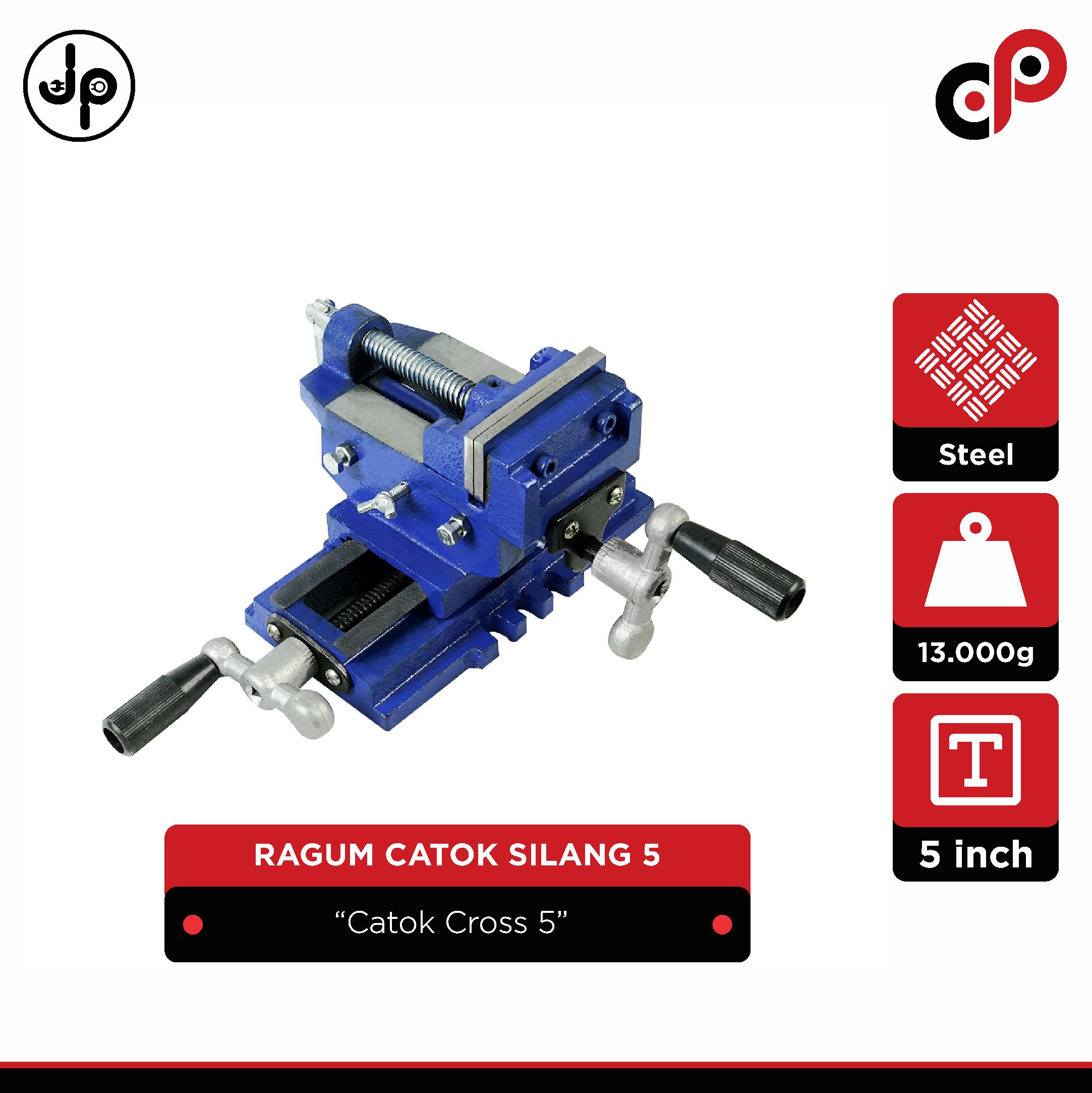 Ragum Catok Silang 5" | Catok Cross 5" | Lazada Indonesia