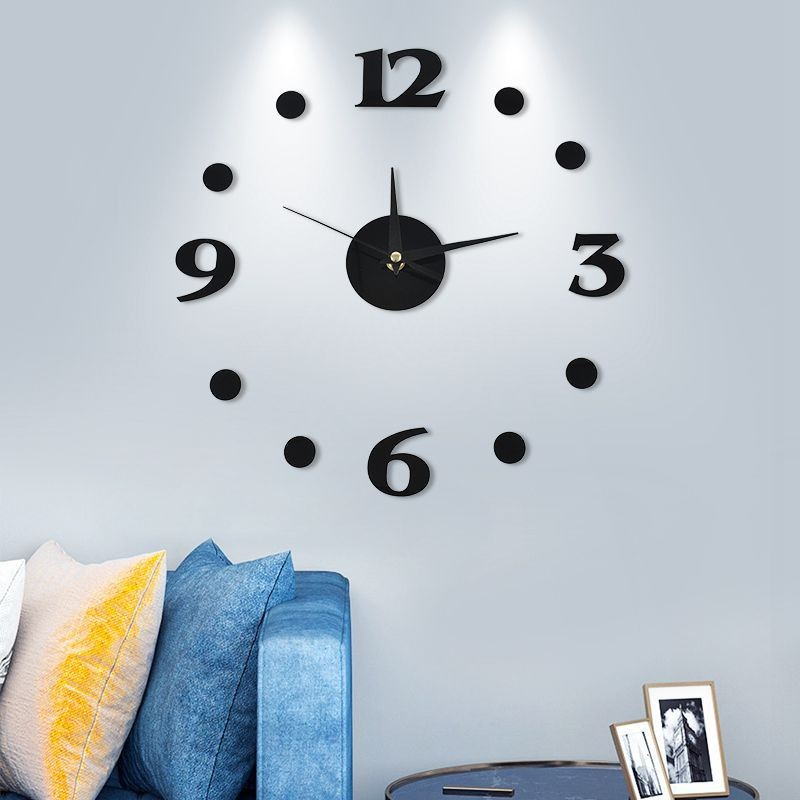 Jam Dinding Tempel Analog 3D Modern DIY / Jam Dinding Tembok Estetik ...