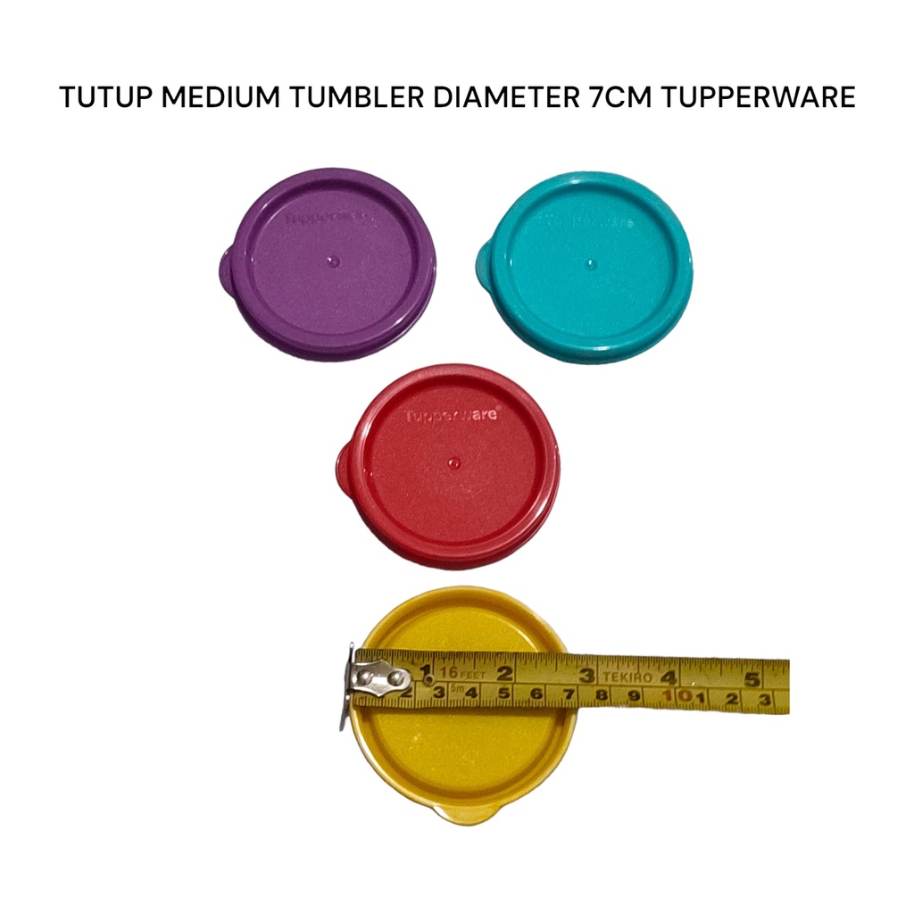 Tupperware Spare Part Tutup/seal Fun Tumbler, medium tumbler warna ...