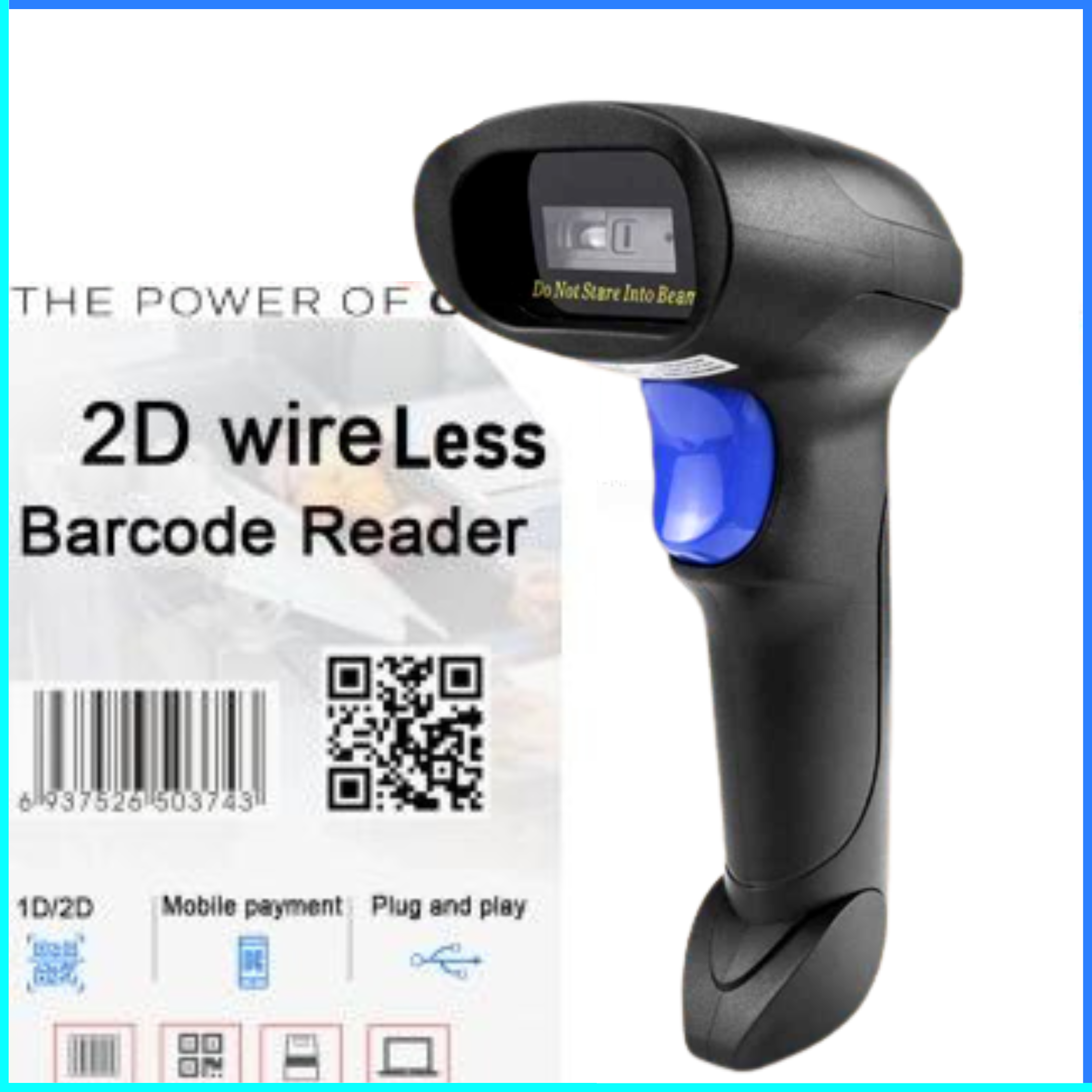 COD Taffware USB Auto Barcode Scanner 2D QR 1D M930 / Alat barcode scanner harga barang kasir ...