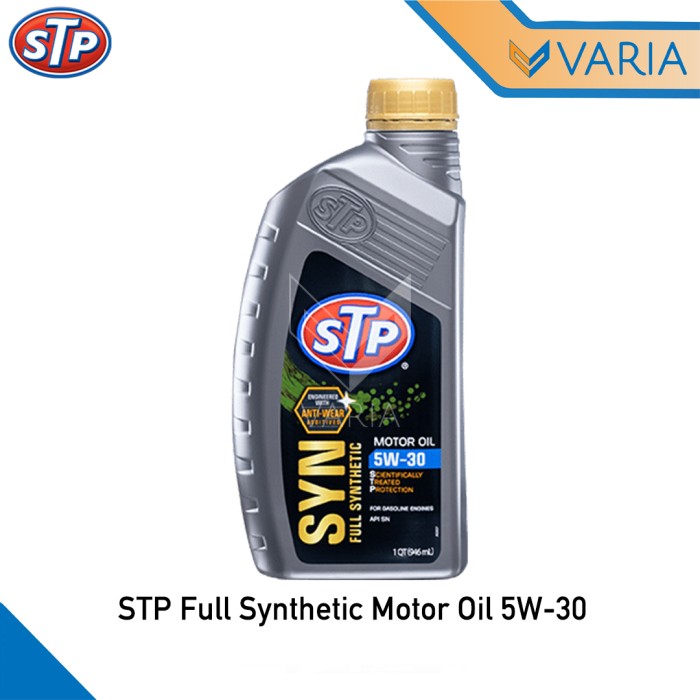 STP Full Synthetic Motor Oil 5W-30 946 ml Oli Mesin Mobil Sintetik | Lazada Indonesia