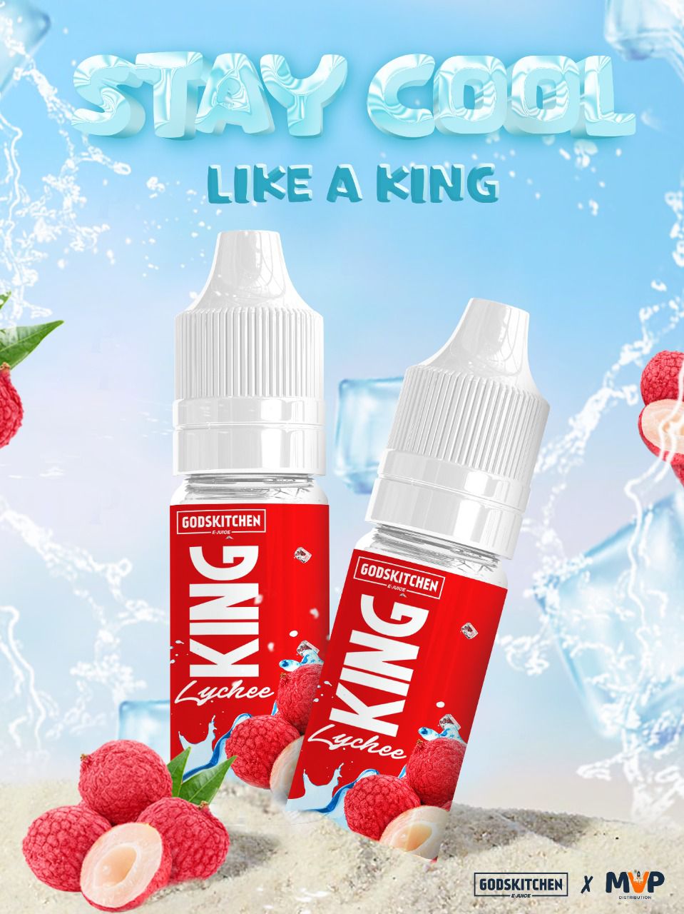 liquid mangga ice leci ice KING 50:50 rekomendasi untuk argus easy ursa ...