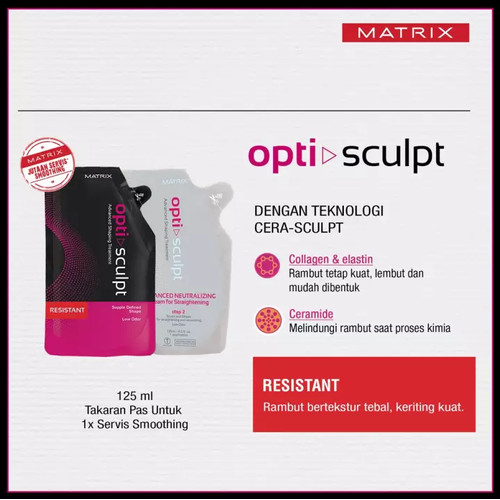 MATRIX MINI OPTI SCULPT STEP 1 AND STEP 2 125ML | Lazada Indonesia