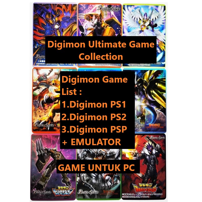 Digimon Game Collection ALL IN ONE | GAME PC | GAME LAPTOP | GAMING ...