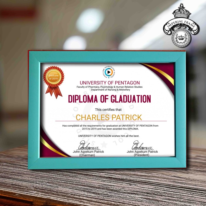 Bingkai Foto A4 Frame Foto A4 Figura Foto Ijazah A4 21x30 cm | Lazada ...