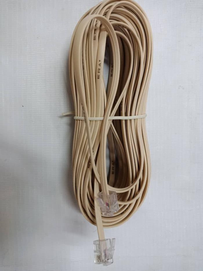 Kabel Line Roset Telepon Telephone Telfon 20 M Meter 20m RJ11 RJ 11 ...